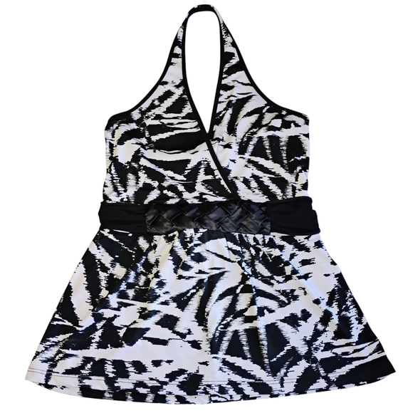 Wet Seal | Tops | Vintage Wet Seal Halter Top Womens Large Black White ...